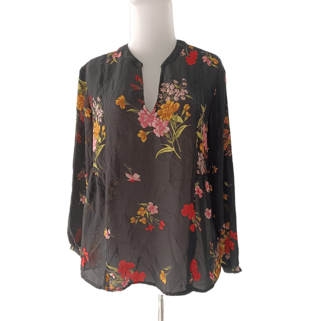 Jual BLOUSE LENGAN PANJANG O*D NAVY | MOTIF BUNGA NAVY & MOTIF BINTANG ...