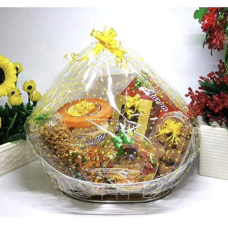 Jual Plastik Parcel / Bungkus Parcel Motif Ukuran 70x100cm ( 1 Rol ...