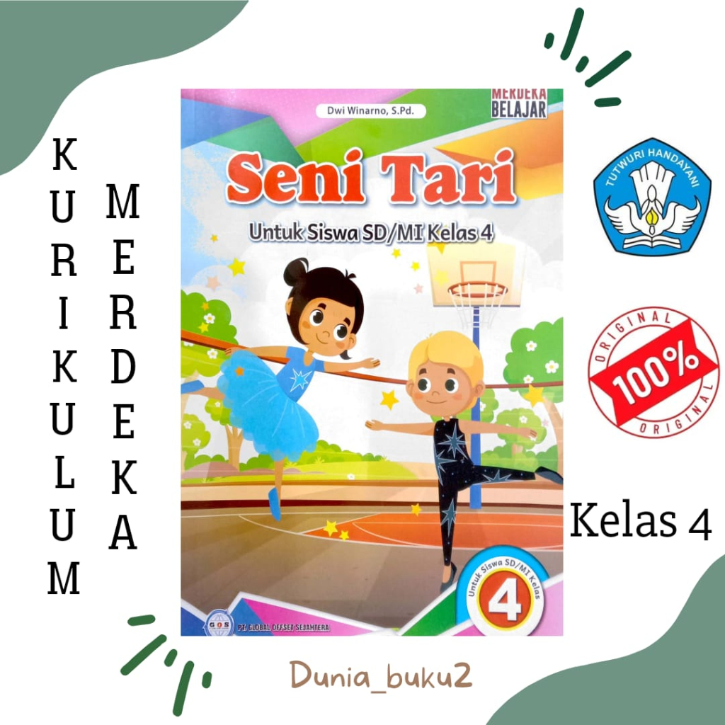 Jual BUKU SISWA SENI TARI KURIKULUM PENGGERAK-MERDEKA KELAS 4 SD/MI (PENERBIT:GOS) | Shopee ...