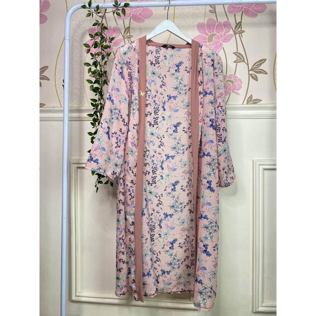 Jual Milyarda Long Outter Motif Outer Cardigan | Shopee Indonesia