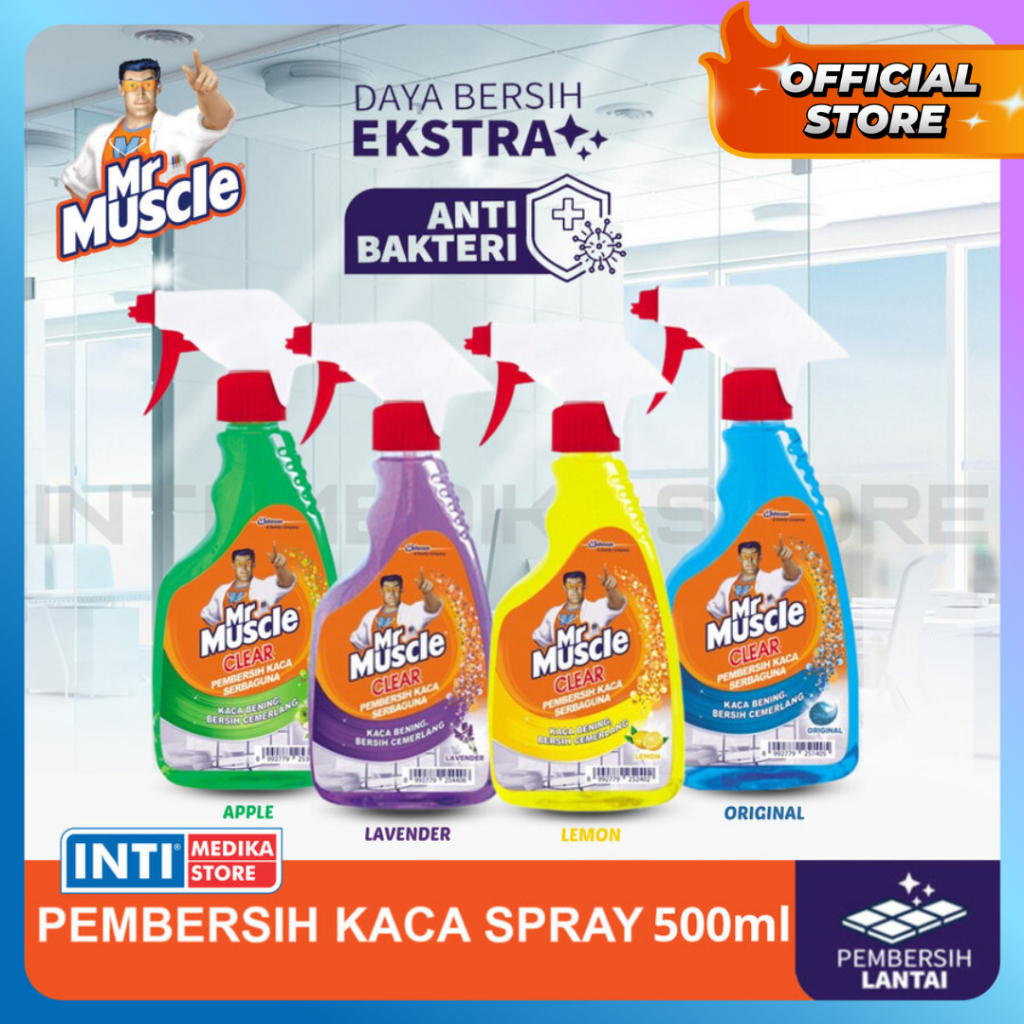Jual MR MUSCLE - Cairan Pembersih Kaca Serbaguna SPRAY 500 ml | Shopee ...