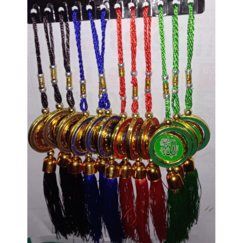 Jual Gantungan Kaca Spion Mobil Lafad Allah&Muhammad/Gantungan ...