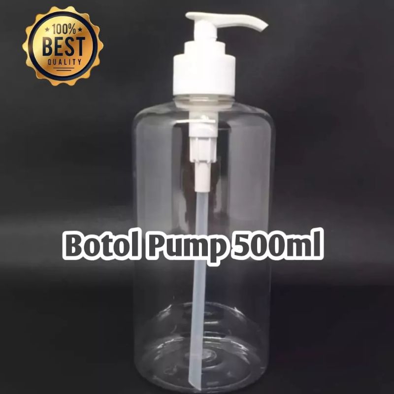 Jual Botol Kosong Pump Botol 500 ML | Shopee Indonesia