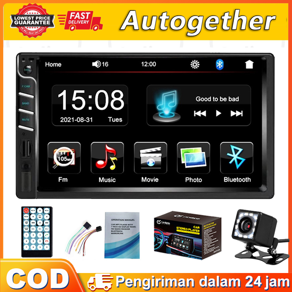Jual Radio Mobil 7033 2Din Universal 7 HD Mirrorlink Mobil MP5 ...