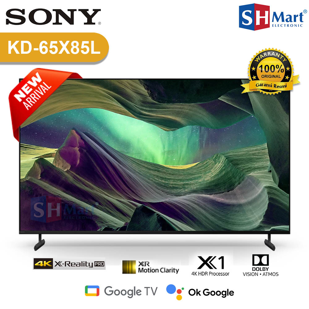Jual TV SONY 65 INCH KD-65X85L 4K UHD HDR GOOGLE TV 65X85L GARANSI RESMI | Shopee Indonesia