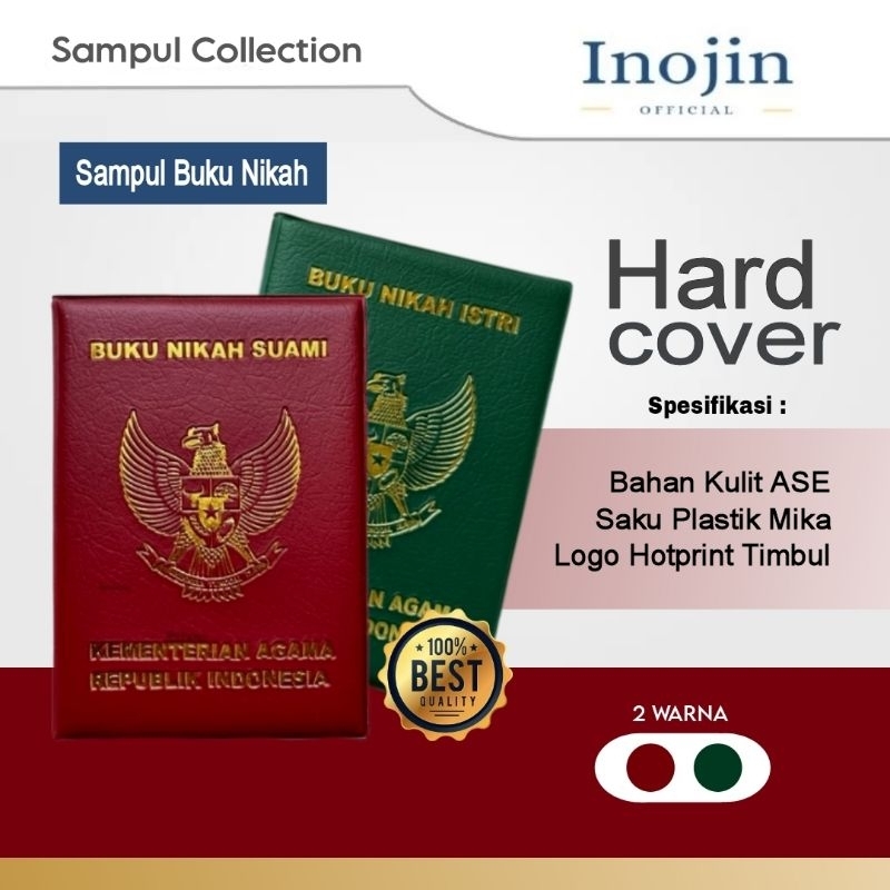 Jual Cover Sampul Buku Nikah Suami Istri Marriage Book Bahan Kulit ASE ...