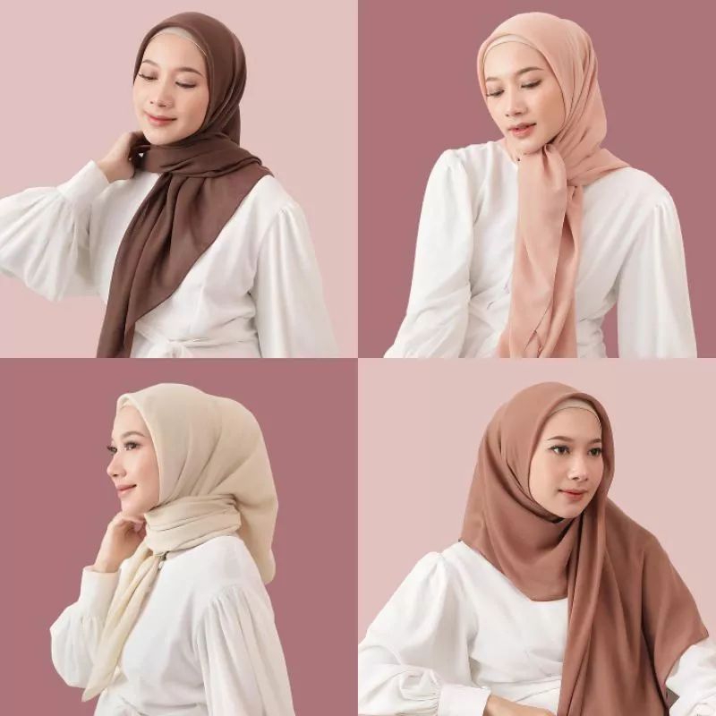 Jual PASHMINA CERUTY BABYDOLL 75×175 cm | Shopee Indonesia