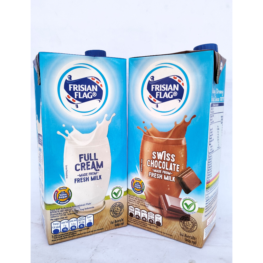 Jual Frisian Flag UHT Full Cream UHT Swiss Coklat 946 Ml | Shopee Indonesia