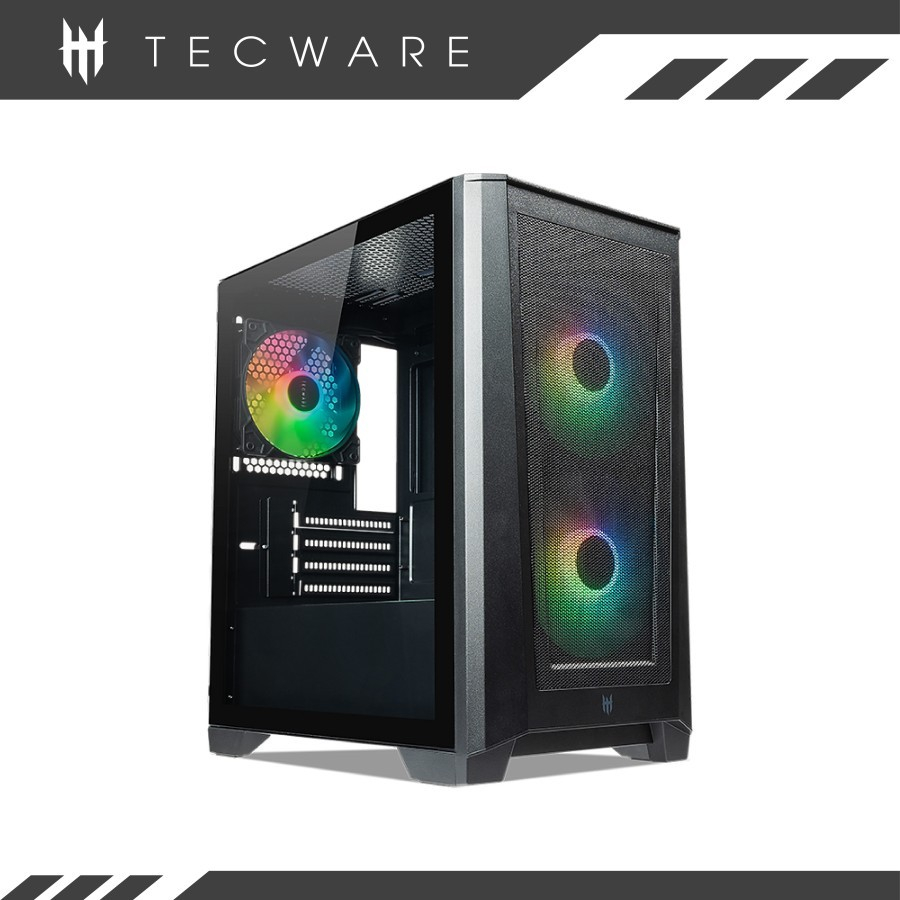 Jual TECWARE EDGE M2 PRO - High Airflow Gaming mATX Case / Casing PC ...
