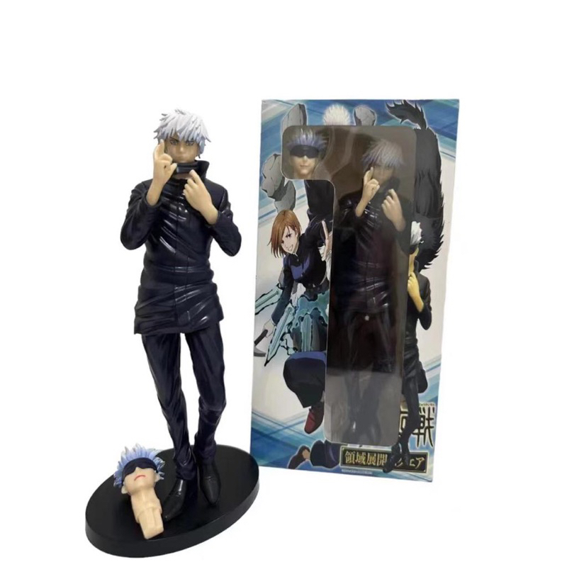 Jual action figure jujutsu kaisen gojo 2 kepala box | Shopee Indonesia