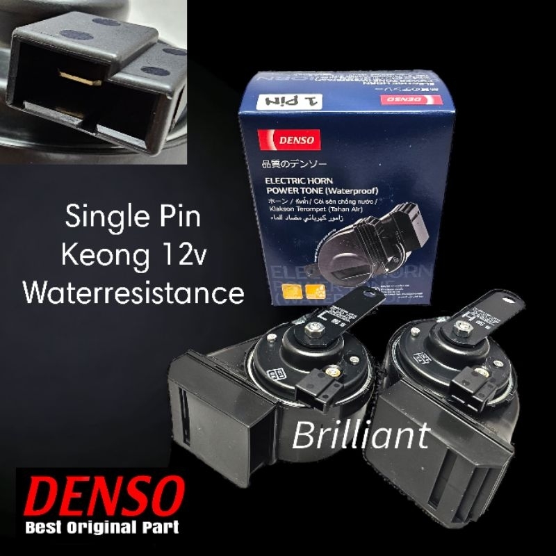 Jual Klakson Dobel Keong 12v - Single Satu Kaki Pin - Original 100% ...
