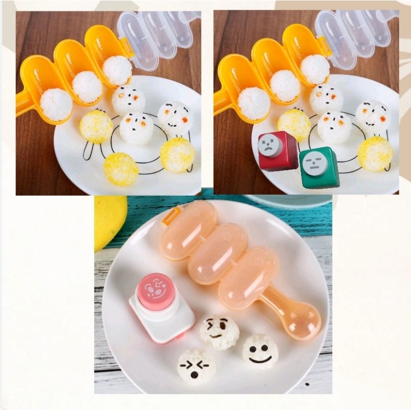 Jual Cetakan Nasi Bento Ball + Puncher Mini | Shopee Indonesia