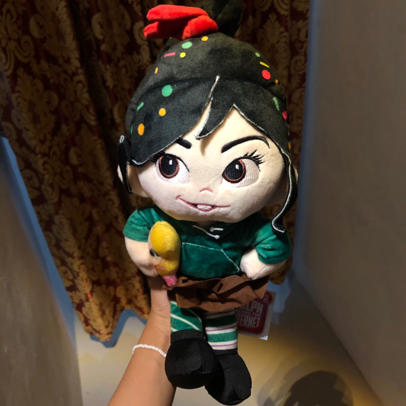 Jual Disney wreck it Ralph Venellope hug Rapunzel new tag | Shopee ...