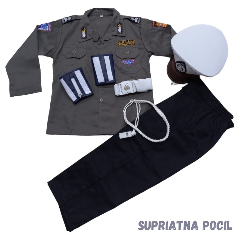 Jual Baju Polisi Anak Laki-laki (Polantas) / Seragam Polisi Anak ...