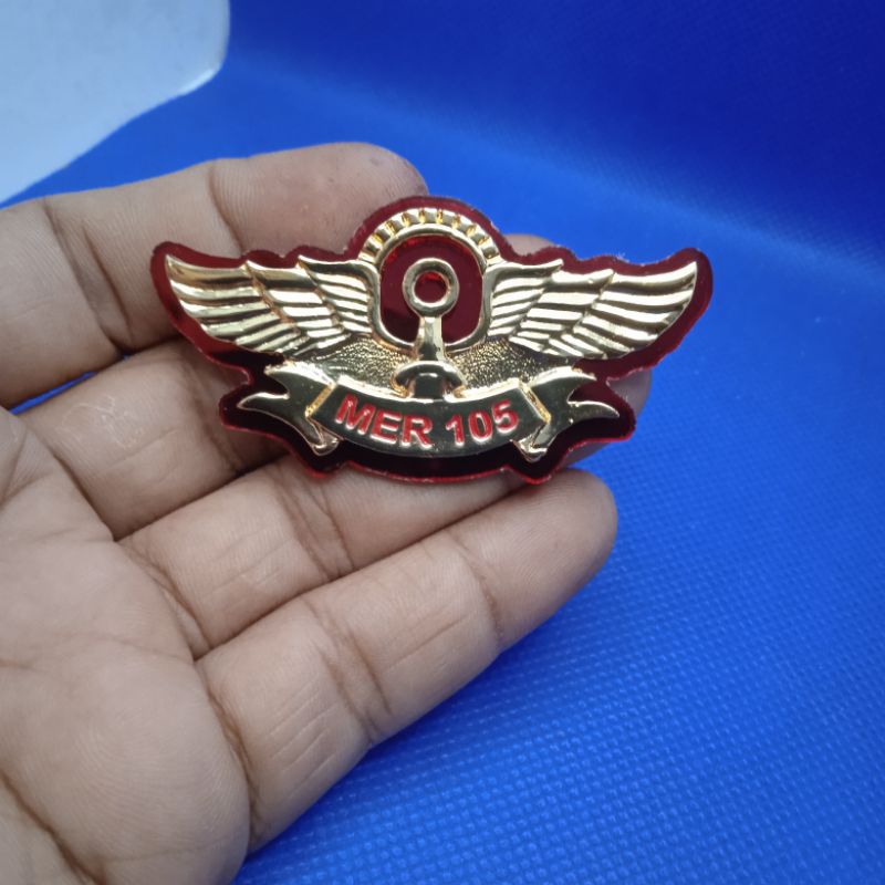 Jual brevet wing pdh mer 105 armed dasar akrilik mika | Shopee Indonesia