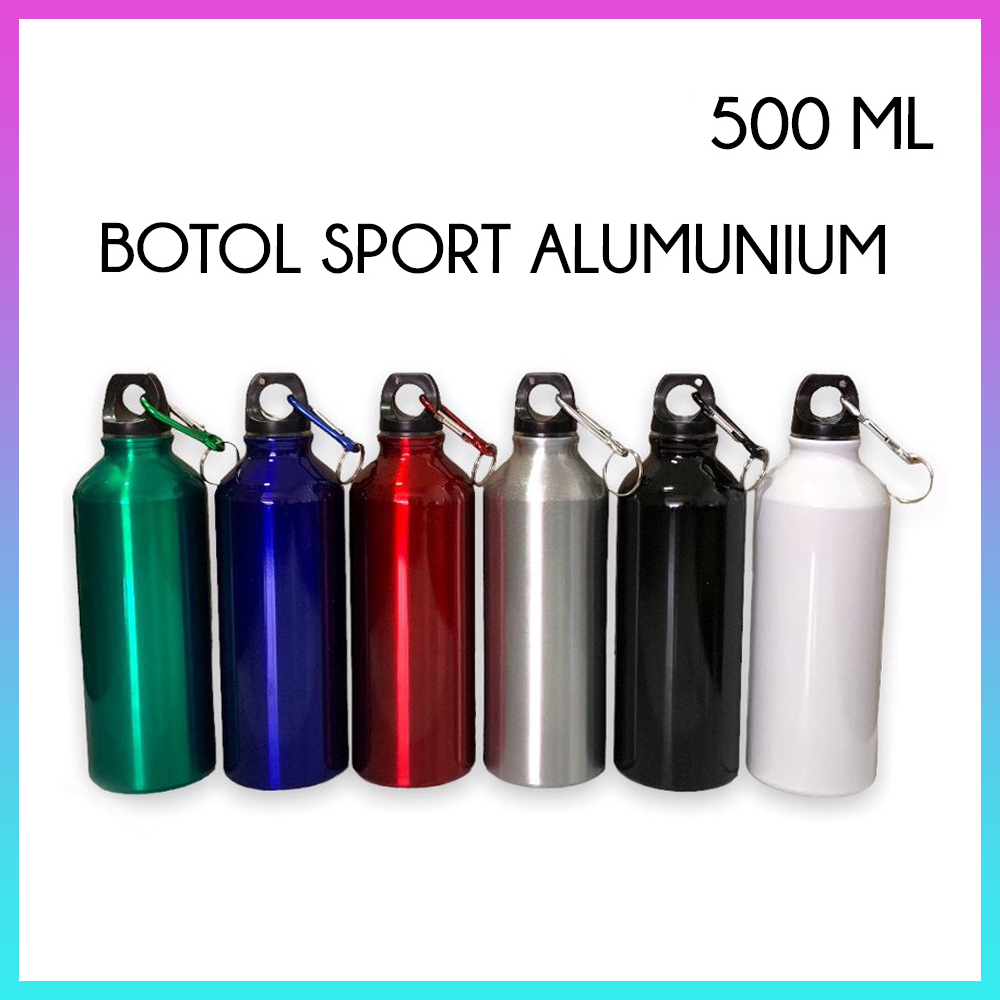 Jual 500ML BOTOL SPORT || Botol Olahraga Alumunium Tumbler / Botol ...