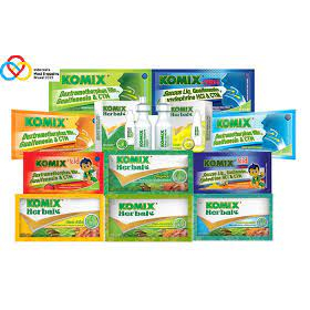 Jual KOMIX SACHET Adult Eceran All Varian / OBH / Peppermint / Jahe ...