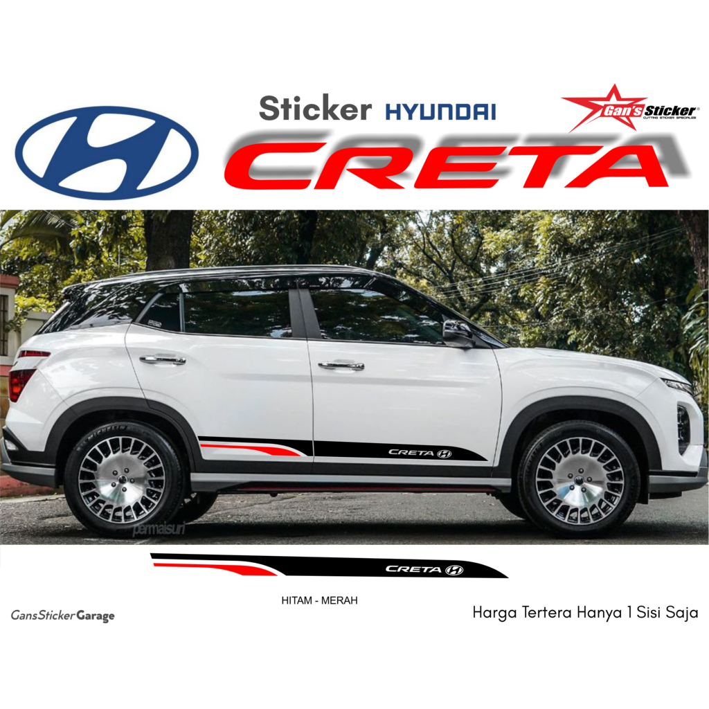 Jual sticker hyundai creta aksesoris hyundai | Shopee Indonesia