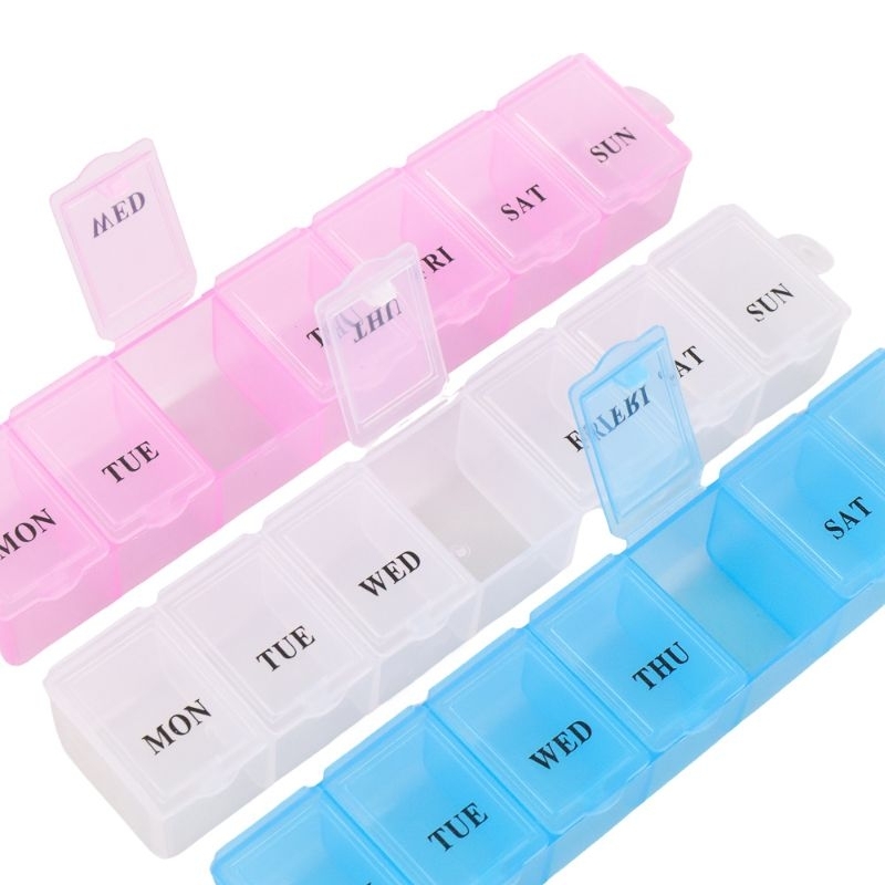 Jual Kotak Obat 7 Hari Tempat Obat Harian 7Days Pill Medicine Box ...