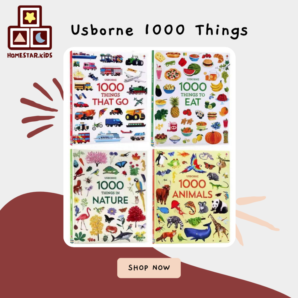 Jual 1000 Things Usborne Book Mengenal Benda Buku Kosakata | Shopee ...