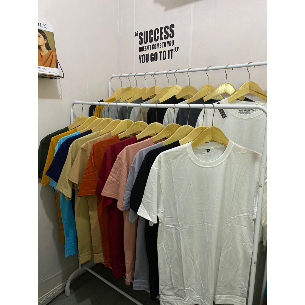Jual Kaos Polos Bahan Teteron Cotton (5Pcs) | Shopee Indonesia