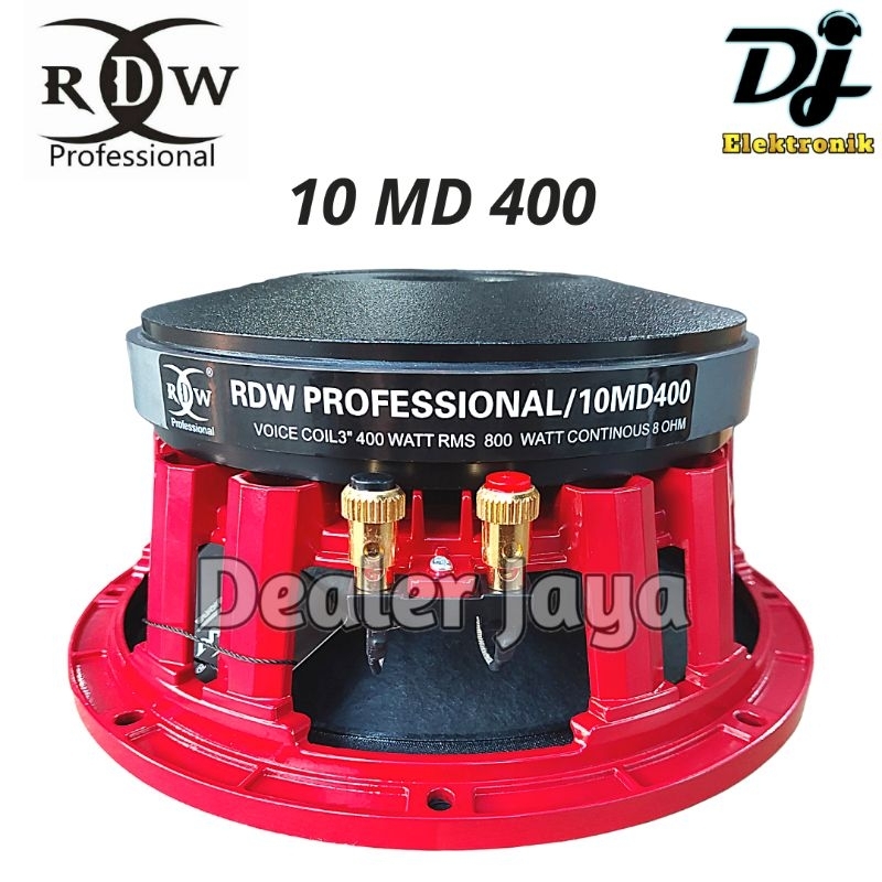 Jual Speaker Komponen RDW 10 MD 400 / 10MD400 - 10 inch | Shopee Indonesia