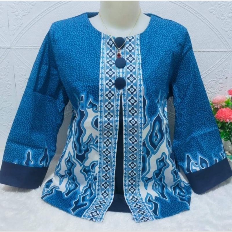 Jual ATASAN BATIK MODEL ROMPI XL DAN XXL | Shopee Indonesia