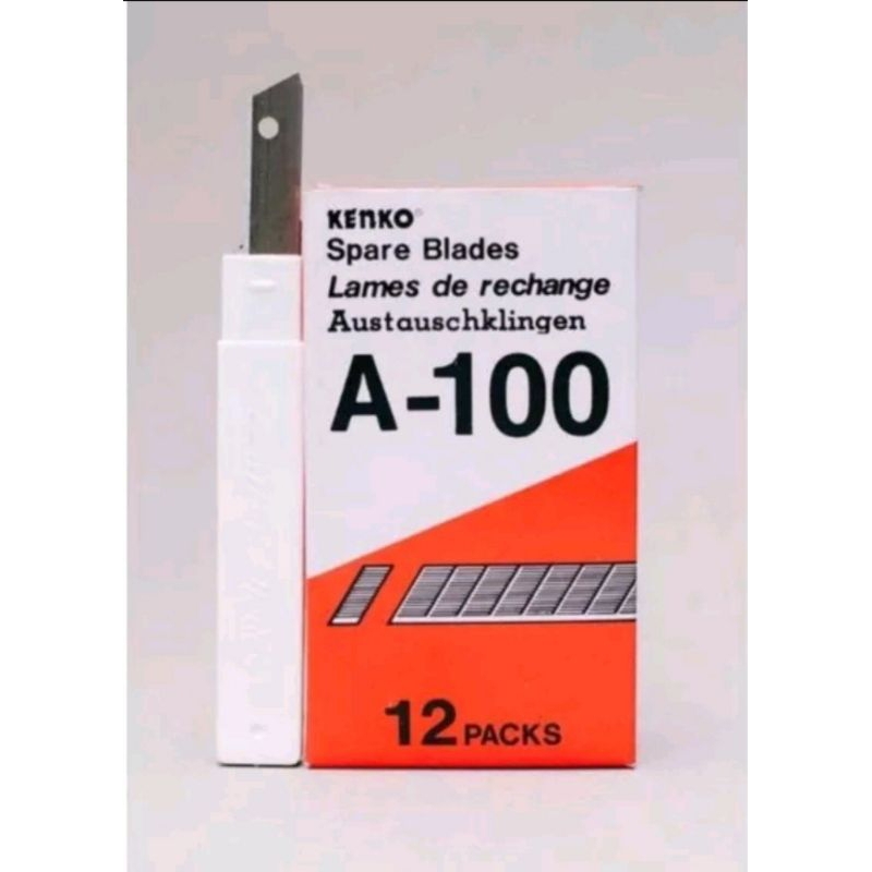 Jual ISI CUTTER KECIL A-100 KENKO/ ISI ULANG CUTTER | Shopee Indonesia