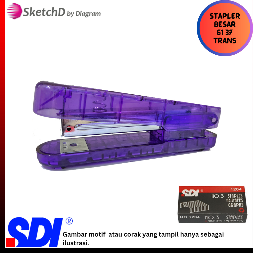 Jual Alat Staples Hekter HD 50 SDI Stapler 6137 No 3 | Shopee Indonesia