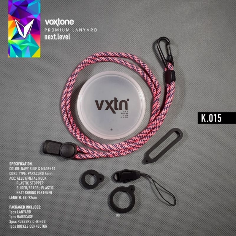 Jual Premium Lanyard - Kalung Pengait untuk HP, ID Card, Flash Disc, Camera - Voxtone Next Level ...