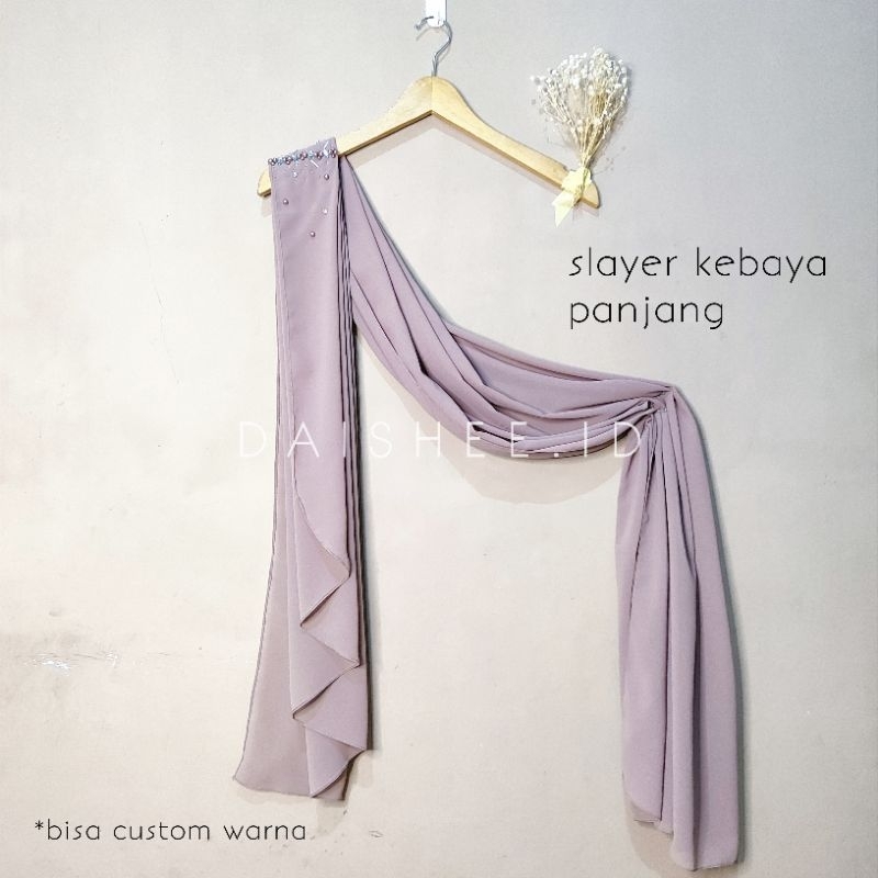 Jual Selendang kebaya/selendang kebaya kutu baru/slayer kebaya modern ...