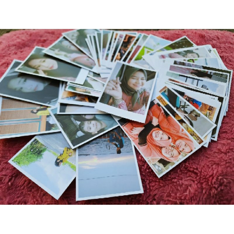 Jual cetak foto uk. 2R /foto polaroid 2R/foto polaroid polos/foto ...