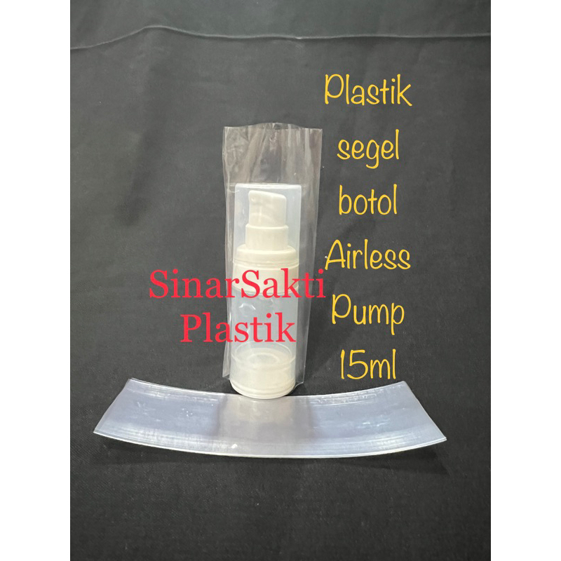 Jual Plastik segel botol Airless Pump 15ml | Shopee Indonesia