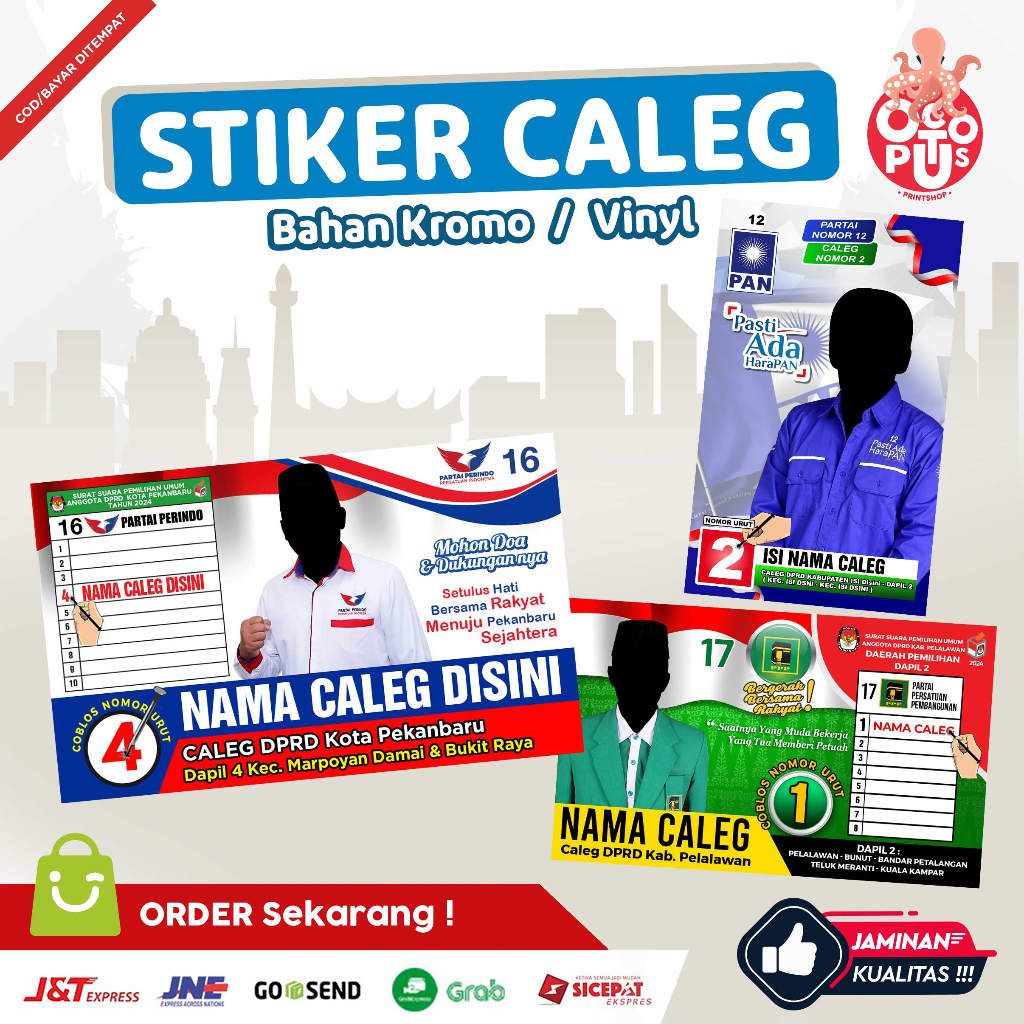Jual Stiker Caleg | Shopee Indonesia
