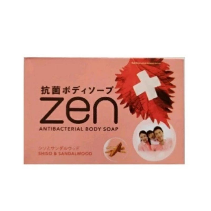 Jual SABUN ANTIBACTERIAL ZEN SABUN BATANG ISI 4 JAPANESE RED SHISO ...