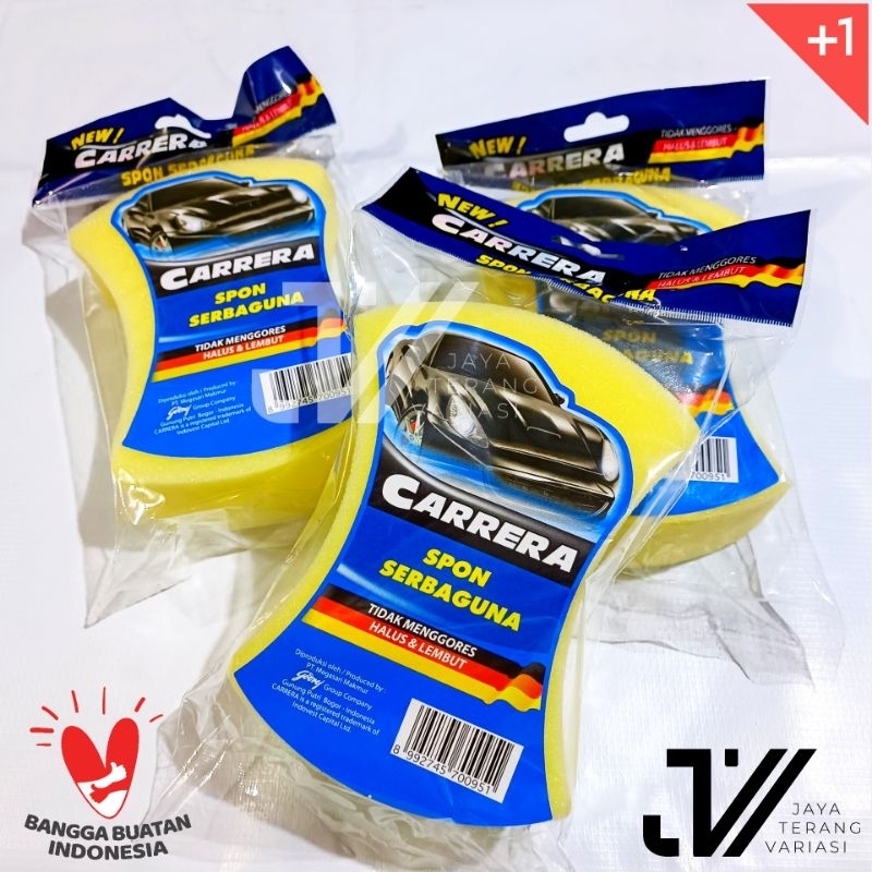 Jual Sponge Busa Cuci Motor/Mobil Bahan Tebal Carrera | Shopee Indonesia