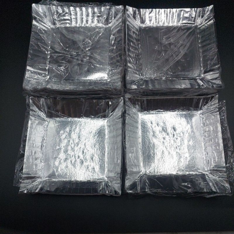 Jual piring kertas perak kotak ulang tahun isi 10 pcs | Shopee Indonesia