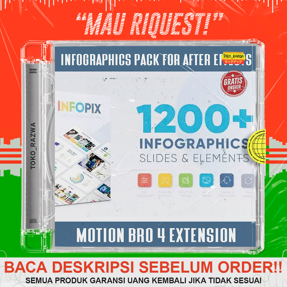 Jual Motion Bro 4 - Infographics Pack for After Effects - 190923 ...
