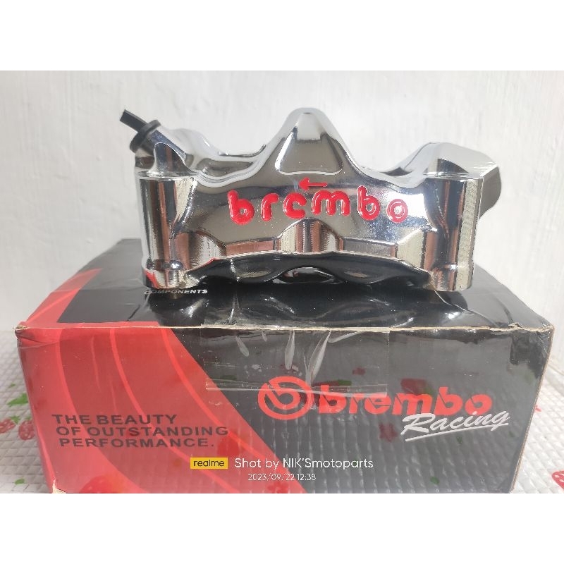 Jual Kaliper Caliper Brembo GP4 RX M50 Pitch 100mm 4 Piston | Shopee Indonesia