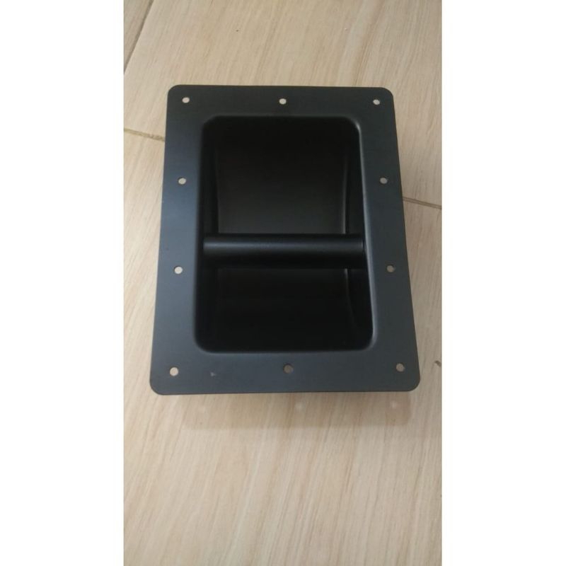 Jual HANDLE SALON BOX SPEAKER PLAT BESI HITAM POLOS | Shopee Indonesia