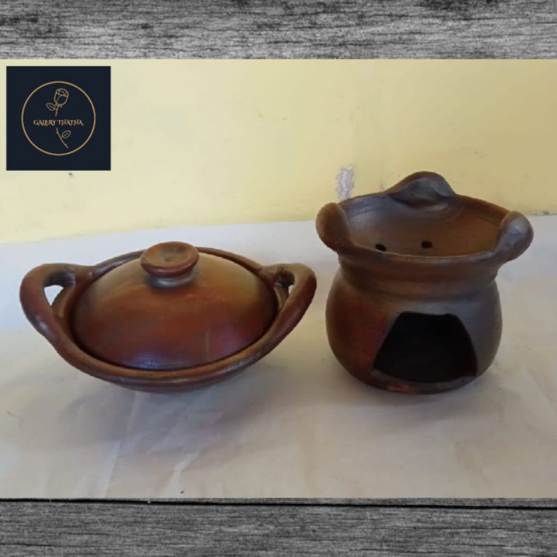 Jual Set wajan serabi/ wajan serabi tanah liat/ wajan gerabah | Shopee ...