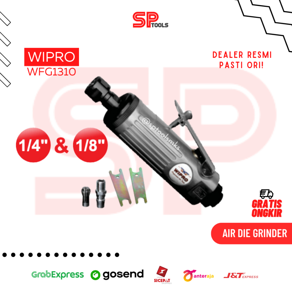 Jual AIR DIE GRINDER / GERINDA / GURINDA BOR TUNER ANGIN 1/4" & 1/8 ...