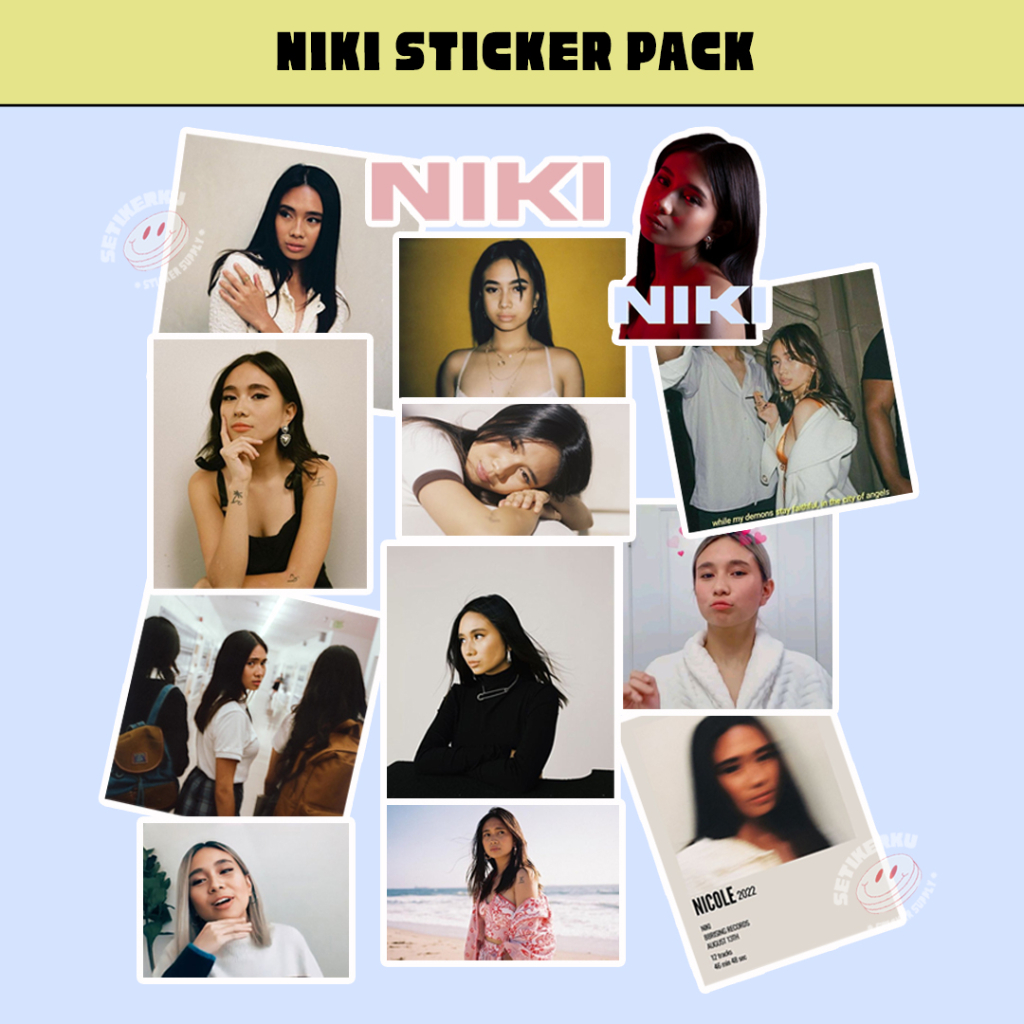 Jual NIKI Sticker Pack A6 (13pcs) | Shopee Indonesia