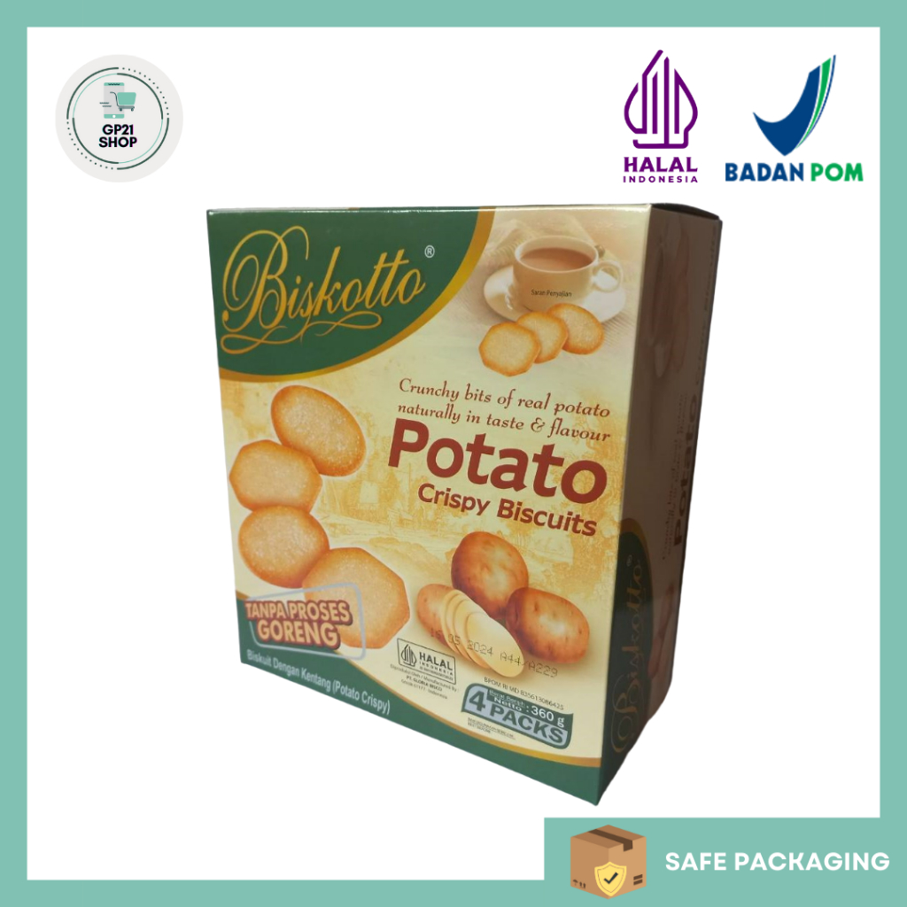 Jual Biskotto Potato Crispy Biscuits 360gr Box - Biskitop Biskuit ...