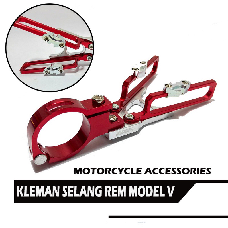 Jual Kleman Selang Rem-Jepitan Selang Rem Depan Model V Full CNC - Klem ...