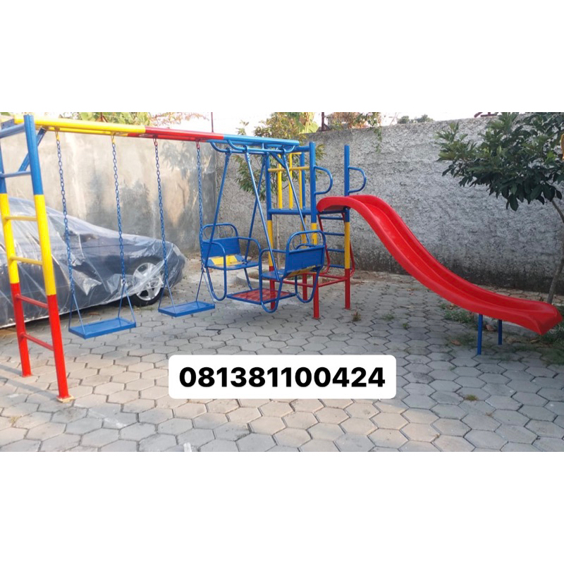 Jual mainan set 4 mainan playground anak mainan taman ayunan free ...