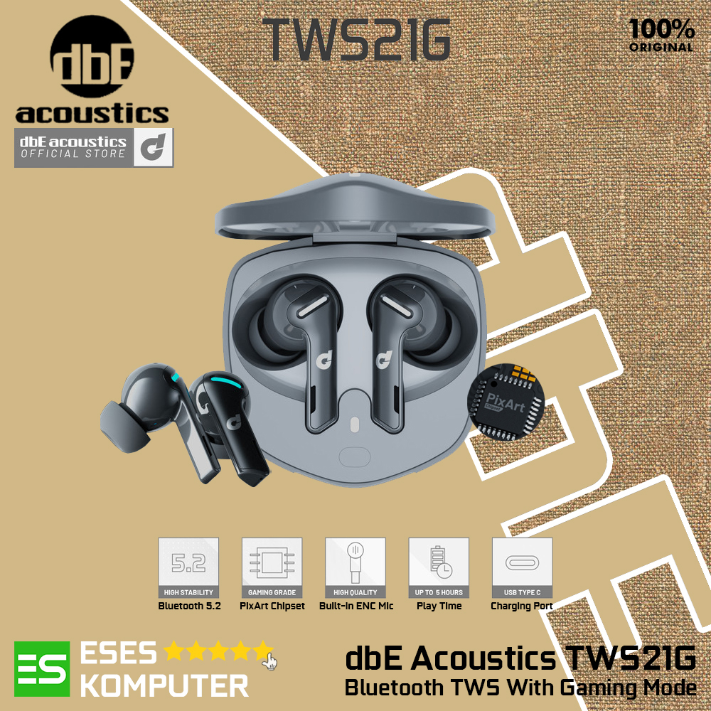 Jual Earphone dbE Acoustics TWS21G Dual Mode Gaming Wireless TWS ...