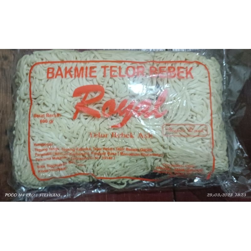 Jual Bakmie Telor Bebek Royal Telor Bebek Asli (500 gram/1 pcs ...