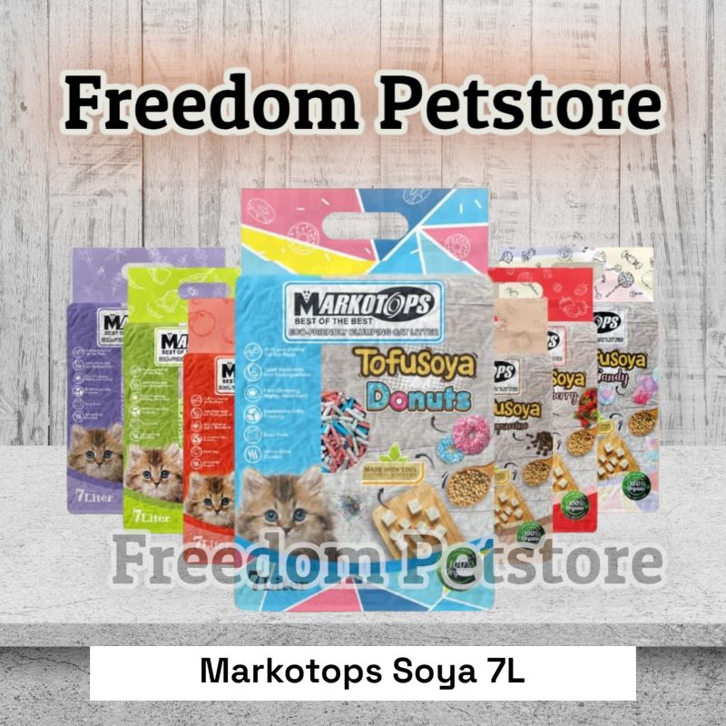 Jual Markotops Tofu Soya Cat Litter Pasir Kucing Tahu - 7 Liter Murah ...