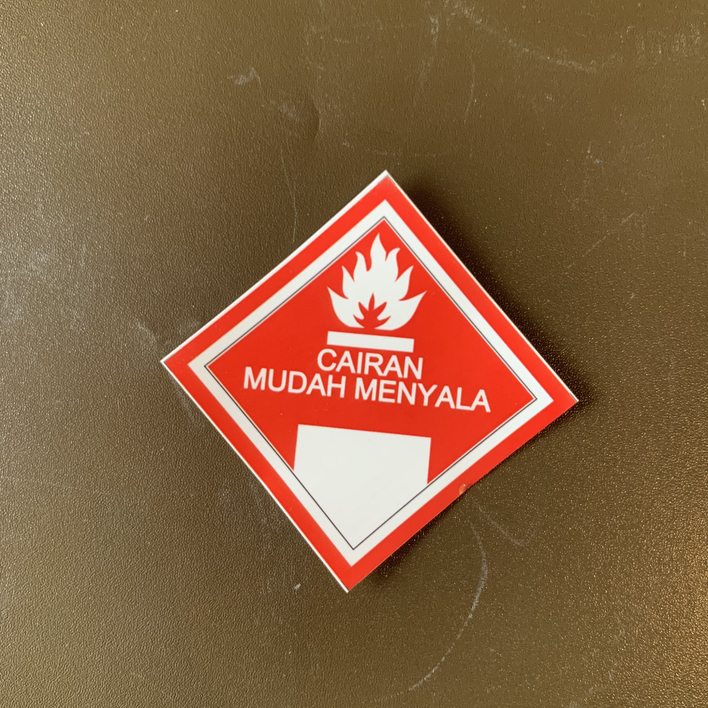 Jual Stiker Hazard | Stiker Simbol Limbah B3 | Sticker Symbol Hazard ...